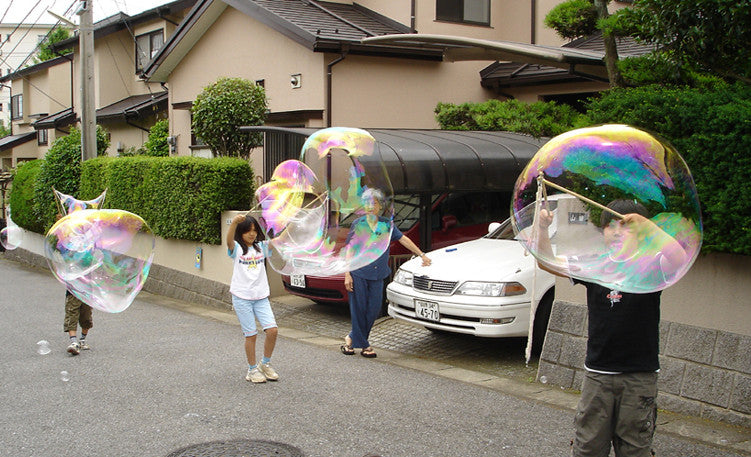 Extreme Bubbles Inc - Big Bubble Wands, Solution, and Toys