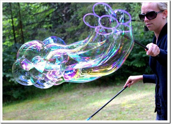 Extreme Bubbles Inc - Big Bubble Wands, Solution, and Toys